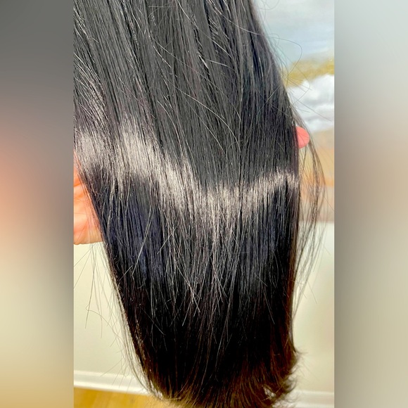 Hair | Hair 28 Straight Center Part Open Weave Cap Jet Black | Poshmark